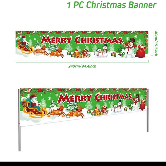Other | Amazing Outside Banner For Christmas | Poshmark